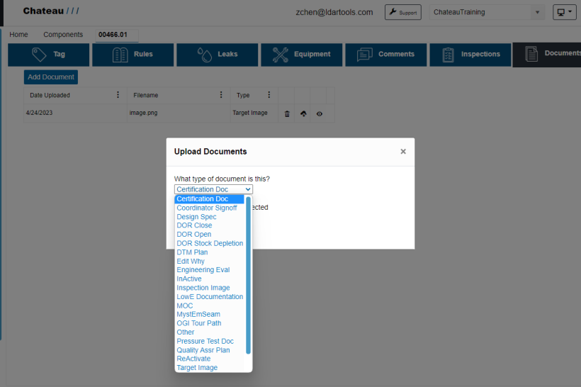Attaching Component-Specific Documents - LDARtools Knowledge Base Attaching Component-Specific Documents - LDARtools Knowledge Base